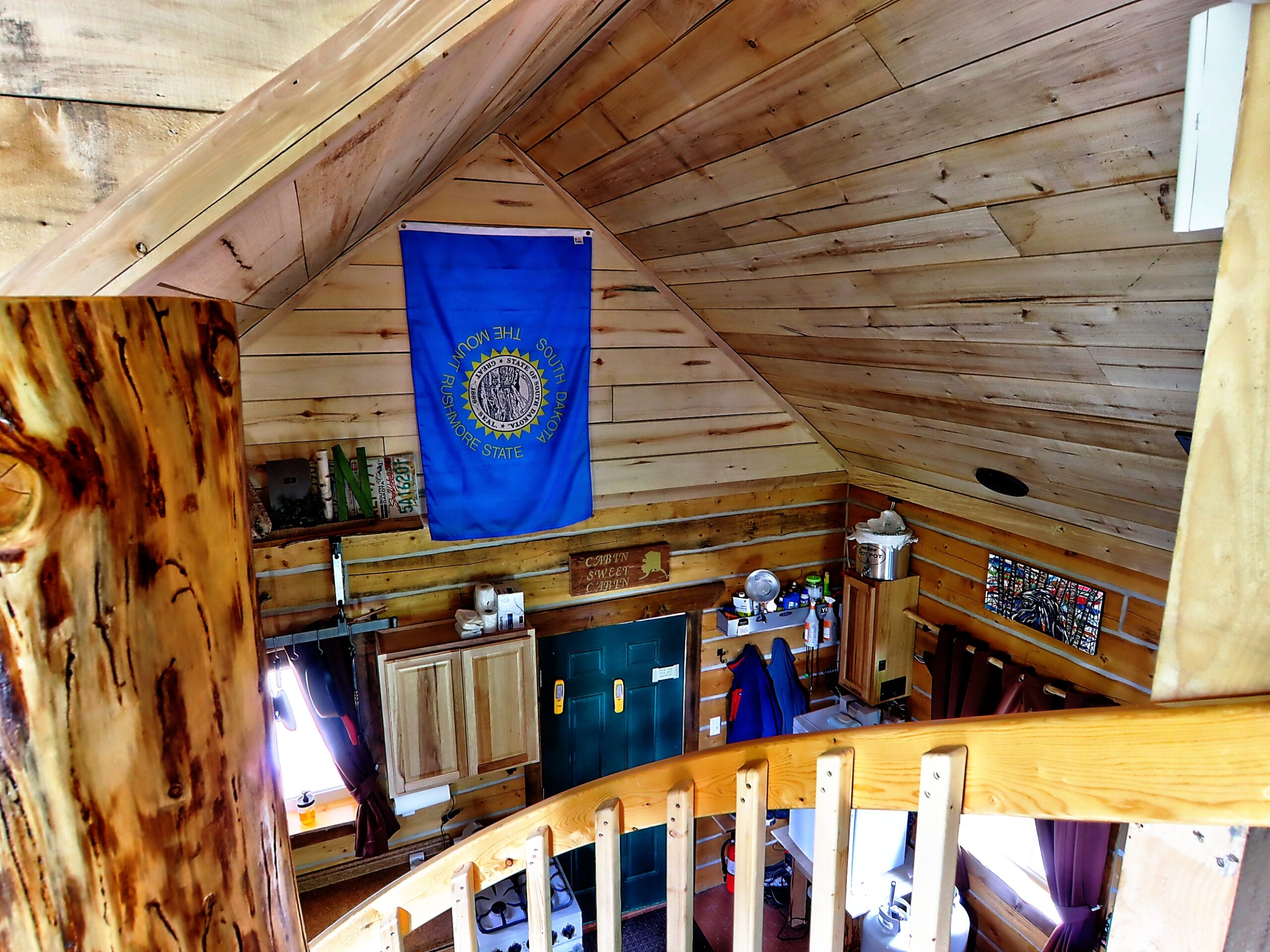 Remote Log Cabin for Sale on 5 Acres in Talkeetna Alaska